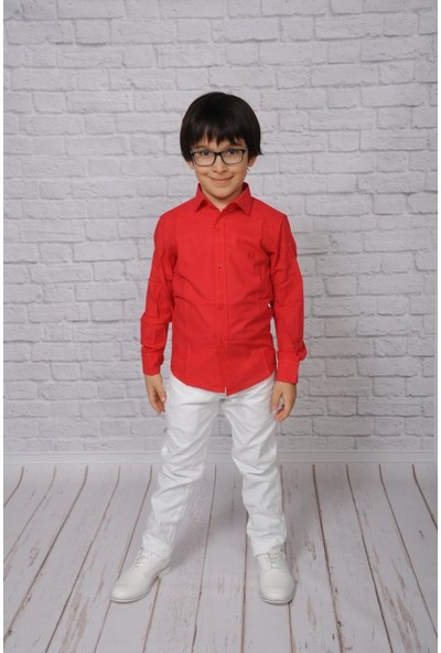 Sedacan Kostüm Erkek Çocuk Yazlık Keten Uzun Kol Gömlek Sedacan Kostüm Erkek Çocuk Yazlık Keten Uzun Kol Gömlek