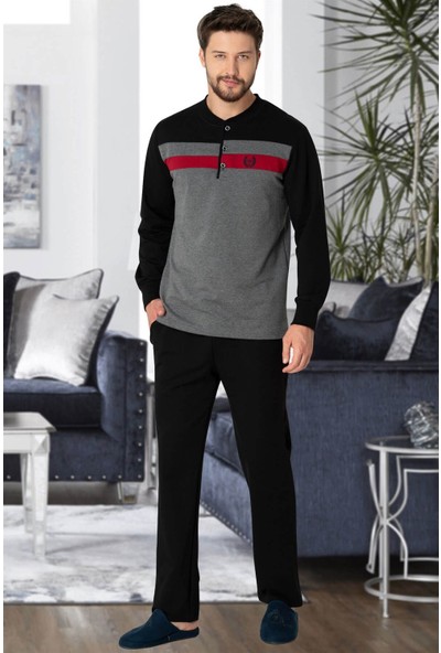 Mecit 2763 Gri Büyük Beden Erkek Pijama Takımı Mecit 2763 Gri Büyük Beden Erkek Pijama Takımı