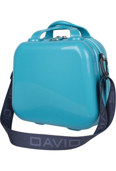 Bagacar Kırılmaz Makyaj Çantası El Valizi ve Çantası Turkuaz