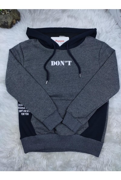 Papyon Baby Kids Don't Baskılı Kanguru Cepli Kapüşonlu Erkek Çocuk Sweatshirt Papyon Baby Kids Don't Baskılı Kanguru Cepli Kapüşonlu Erkek Çocuk Sweatshirt