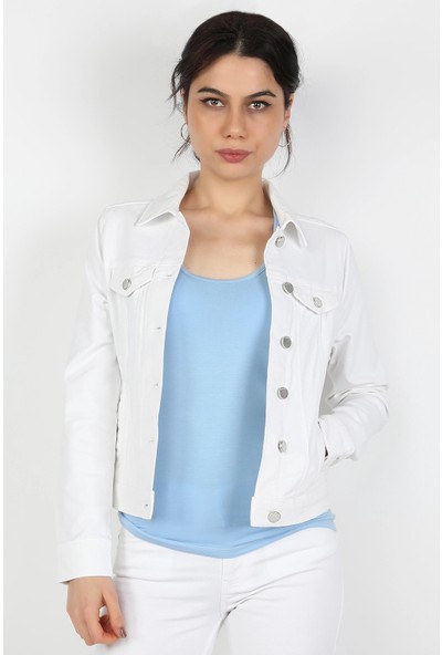 Balins Gabardin Ceket Beyaz