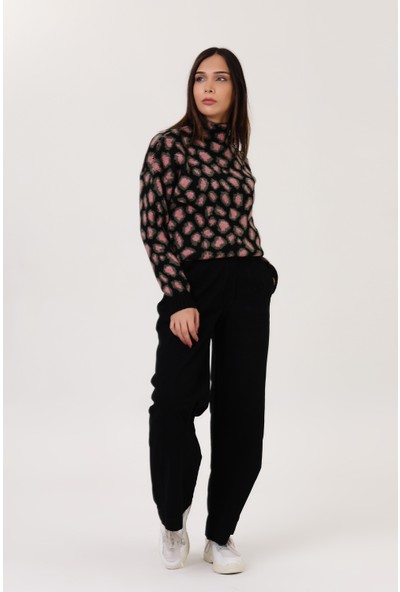 Harmoni Fashion Kadın Siyah Yüksek Bel Cepli Bol Paça Jeans Harmoni Fashion Kadın Siyah Yüksek Bel Cepli Bol Paça Jeans