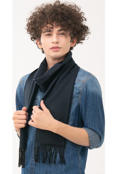 Forum Fashion Düz Poliviskon Erkek Atkı