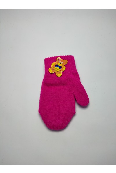 Esin Bebe Tek Parmak Eldiven Fuşya