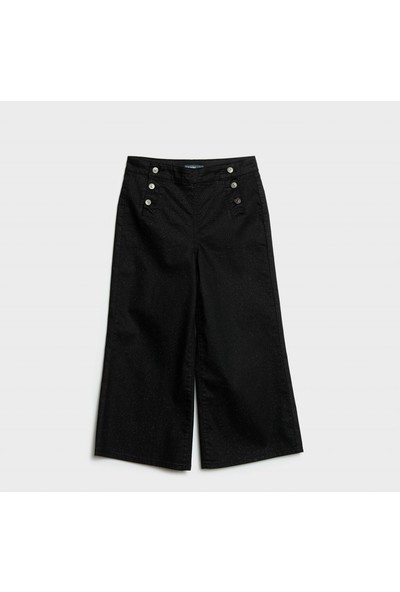 Yargıcı Düğme Detaylı Denim Pantolon