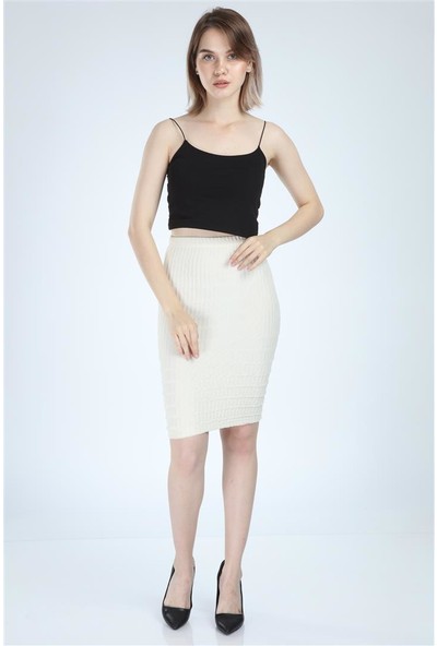 Meissa Fashion Bej Kalem Etek