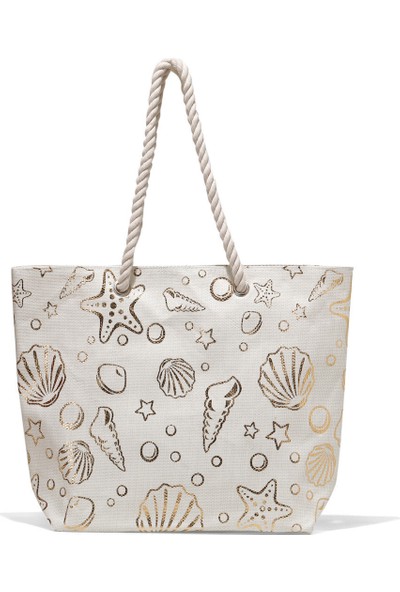 Butigo Swmnt2004 Bej Kadın Plaj Çantası