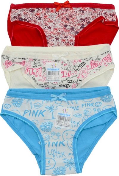Pundikids Dondeza Kız Çocuk 3'lü Slip Pundikids Dondeza Kız Çocuk 3'lü Slip