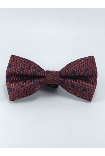 Pierroni Bordo Lacivert Puantiyeli Papyon