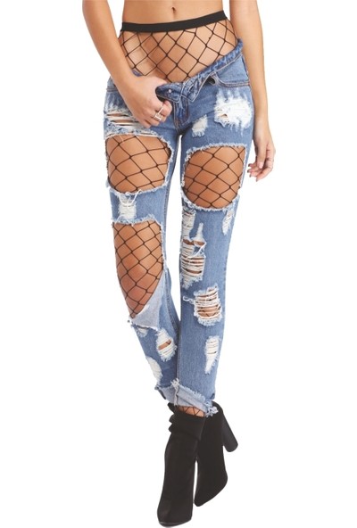 Daymod Beli Fileli Külotlu Çorap Daymod Beli Fileli Külotlu Çorap