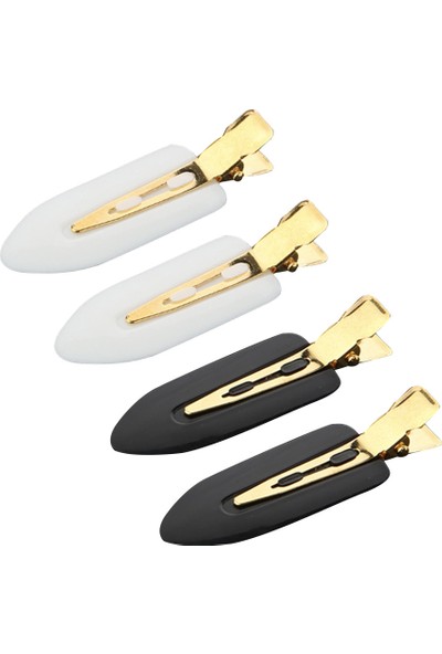Buyfun 4 Adet Saç Klipleri Hiçbir Kırışık Metal Saç Pins Kelepçeleri
