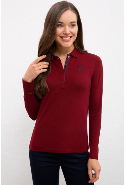U.S. Polo Assn. Kadın Kırmızı Sweatshirt Basic 50228465-Vr014 U.S. Polo Assn. Kadın Kırmızı Sweatshirt Basic 50228465-Vr014