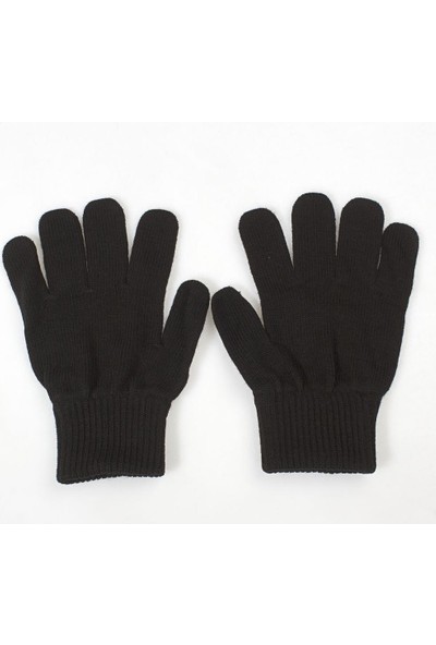 Siyah Yün Eldiven 21 cm