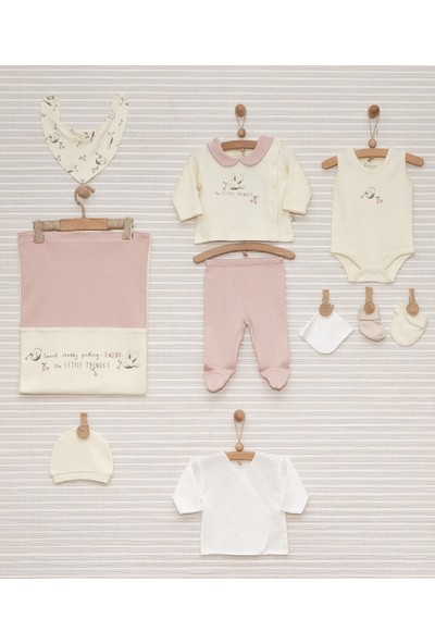 Bebbek 10 Lu Kız Bebek Antialerjik Hastane Çıkış Seti
