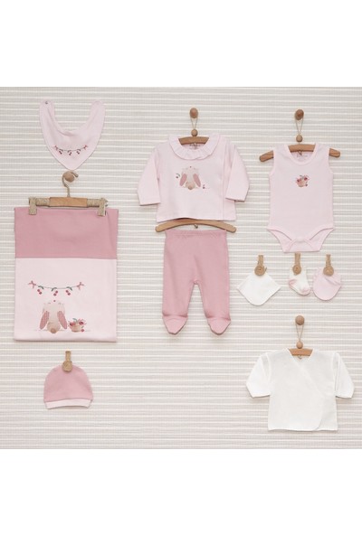 Bebbek 10 Lu Kız Bebek Antialerjik Hastane Çıkış Seti