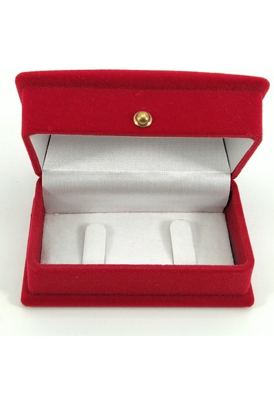 Özer Kutu Kadife Kırmızı Alyans (Tırnaklı) Kutusu Özer Kutu Kadife Kırmızı Alyans (Tırnaklı) Kutusu