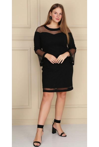 Asees Ob Simli Abiye Elbise