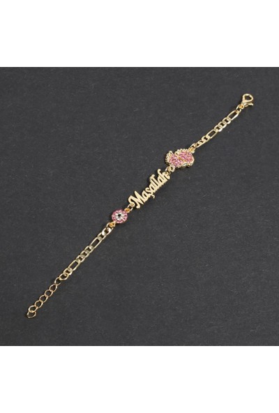 Sahi Aksesuar Maşallah Yazılı Zirkon Taşlı Bebek Bileklik 02