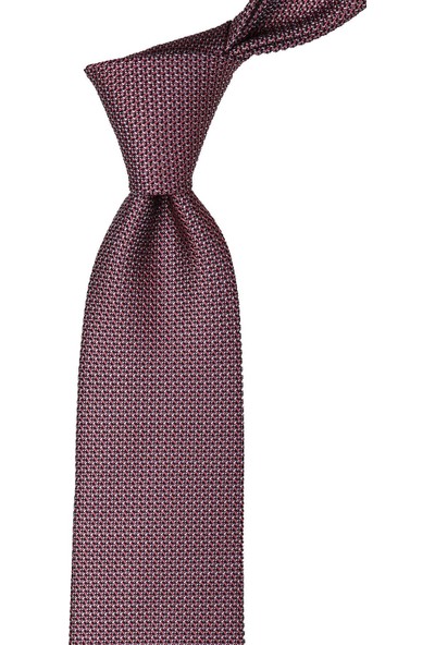Kravatkolik Pembe Nokta Desen Mendilli Klasik Kravat KK10104