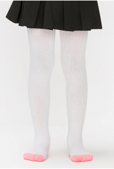 Penti 3 Adet Beyaz Renk Triko Külotlu Çorap Penti 3 Adet Beyaz Renk Triko Külotlu Çorap
