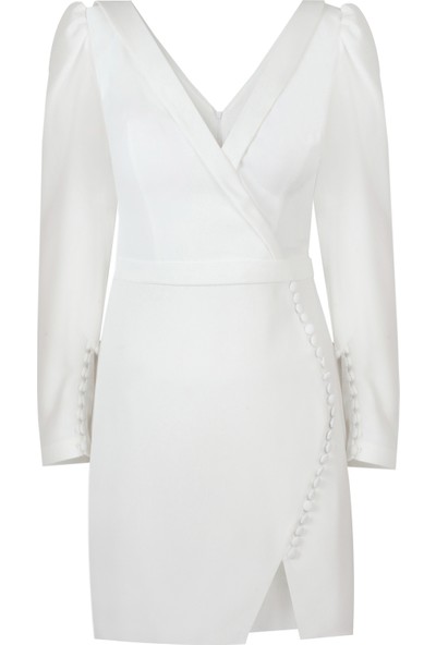 Zeynep Kaya Beyaz Elbise