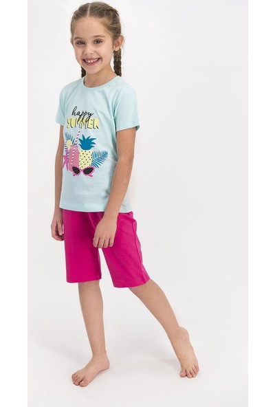 RolyPoly Roly Poly Kız Çocuk Kapri Takım Mınt