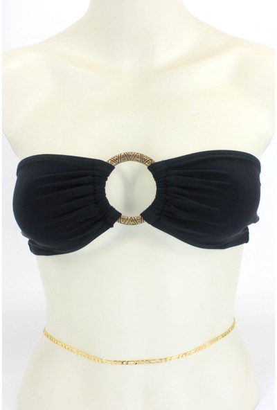 Hane14 Fairy Ince Örgü Bel Zinciri Sarı Renk