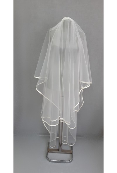 Suzanna Moda Adana Gelinlik Suzanna Moda 1 Buçuk mt Saten Biyeli Hayal Tül Gelin Duvağı