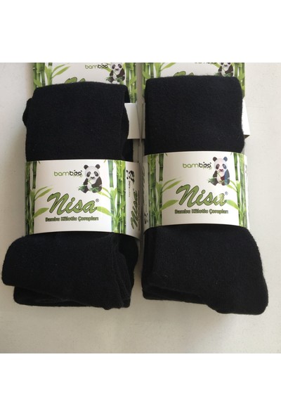 Nisa Bambu Bebek Çocuk Külotlu Çorabı 2 Li Pamuk Çorap