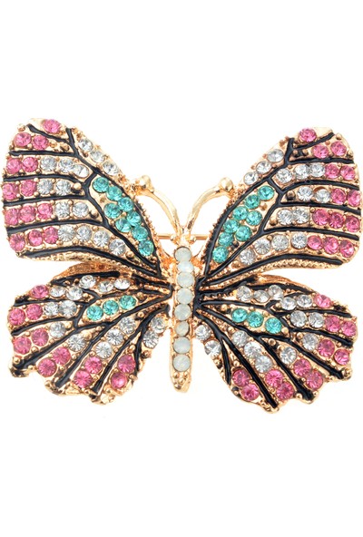 Pelin Aksesuar Pembe Kelebek Broş Pelin Aksesuar Pembe Kelebek Broş