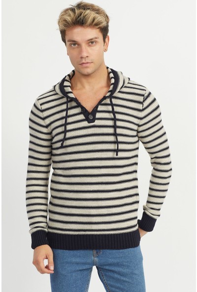 Gimer Avm Kapüşonlu Triko Kazak Gimer Avm Kapüşonlu Triko Kazak