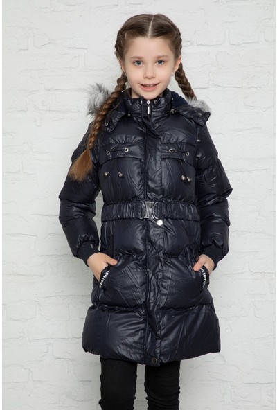 Gimer Avm Içi Polar Kapşonlu Şişme Kaban