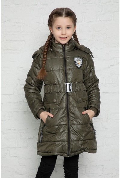 Gimer Avm Içi Polar Kapşonlu Şişme Kaban