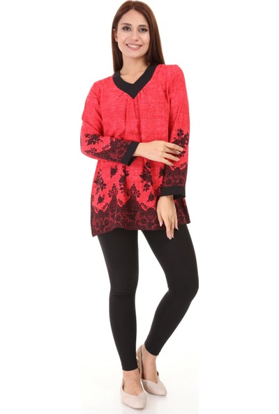 Likapa Uzun Kol Eteği Sulu Tunik