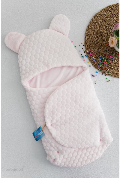 Babymod Kabartmalı Velboa Kız Bebek Kundak Babymod Kabartmalı Velboa Kız Bebek Kundak