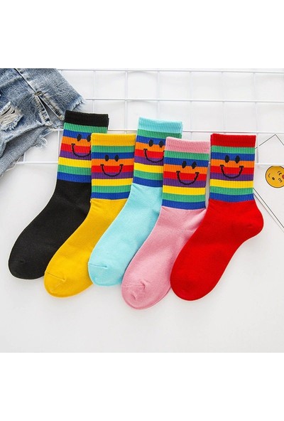 Zirve 5'li Renkli Kolej Çorap (Antibakteriyel Extra Soft) Zirve 5'li Renkli Kolej Çorap (Antibakteriyel Extra Soft)