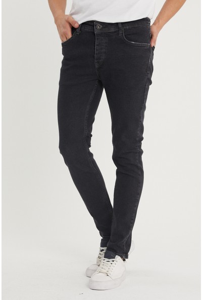 Xhan Siyah Slim Fit Jean Pantolon 1KXE5-44354-02