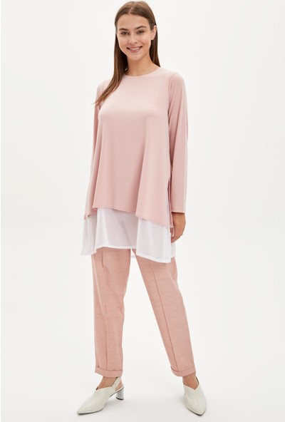 Defacto Duble Paça Dokuma Pantolon L4281AZ19SM Defacto Duble Paça Dokuma Pantolon L4281AZ19SM