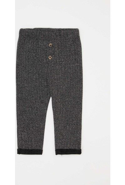 DeFacto Erkek Bebek Relax Fit Yılbaşı Temalı Pantolon S6779A220WN