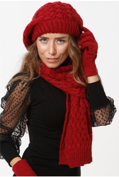 End Point Atkı Bere Eldiven Takımı - 3'lü Set