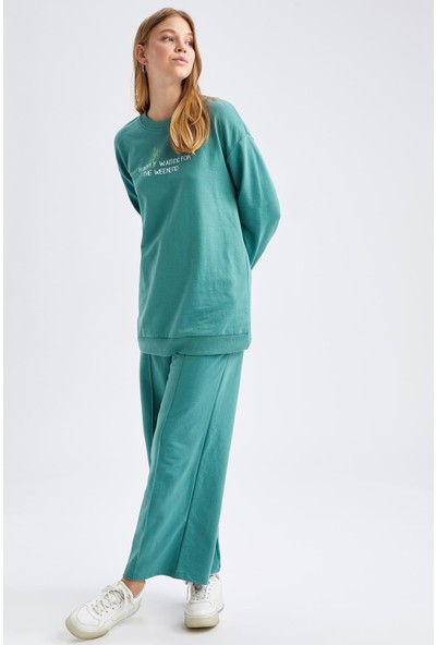 DeFacto Relax Fit Beli Bağcıklı Eşofman Altı S2710AZ20AU