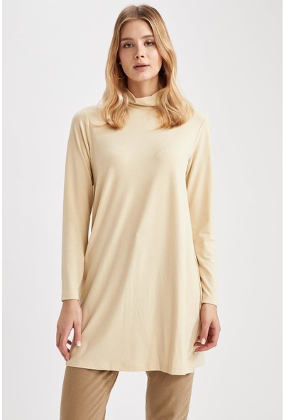 DeFacto Balıkçı Yaka Örme Tunik T3614AZ20WN