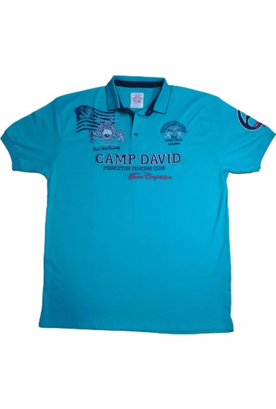Camp David Erkek Yeşil Polo Yakalı Düğmeli Aplikeli Kısa Kollu Büyük Beden Tişört Camp David Erkek Yeşil Polo Yakalı Düğmeli Aplikeli Kısa Kollu Büyük Beden Tişört