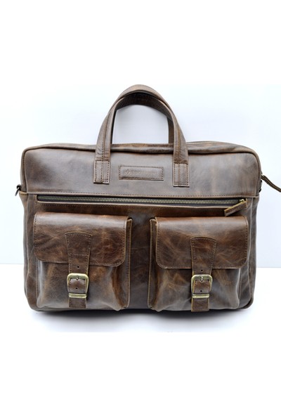 Veskemann Randy Antik Kahve Evrak&laptop Çantası Veskemann Randy Antik Kahve Evrak&laptop Çantası