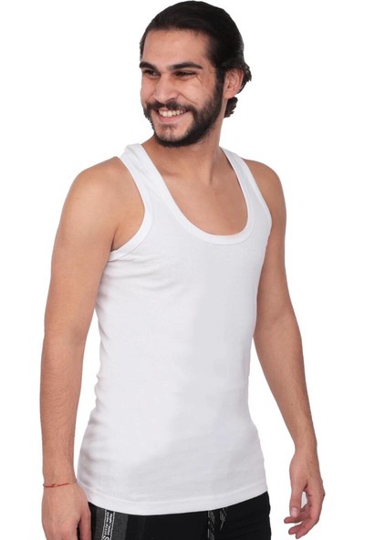 Tutku Erkek Ribana Atlet 102 6'Lı Paket | Beyaz Tutku Erkek Ribana Atlet 102 6'Lı Paket | Beyaz