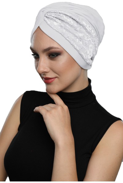 Fidan Bone Çapraz Dantel Hazır Bone Fidan Bone Çapraz Dantel Hazır Bone