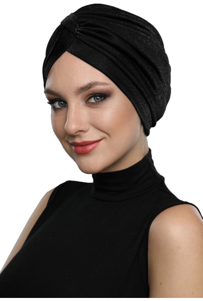 Fidan Bone Simli Pike Çapraz Bantlı Astarlı Hazır Bone