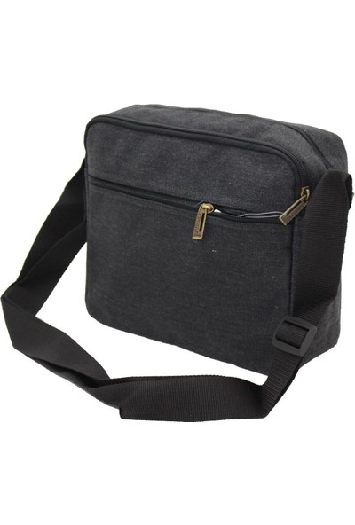 Seventeen 4983 Keten Kumaş, Omuz Askılı Portföy Çanta, Postacı