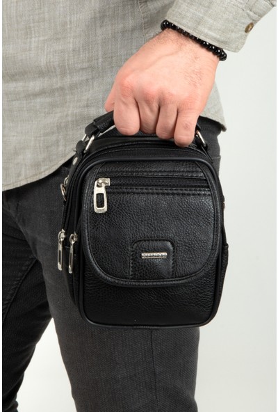 Byhakan CK11 Küçük Boy Erkek El ve Omuz Askılı Çanta Siyah