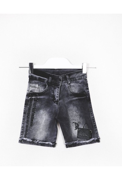 Epaavm Taşlı Kız Çocuk Şort